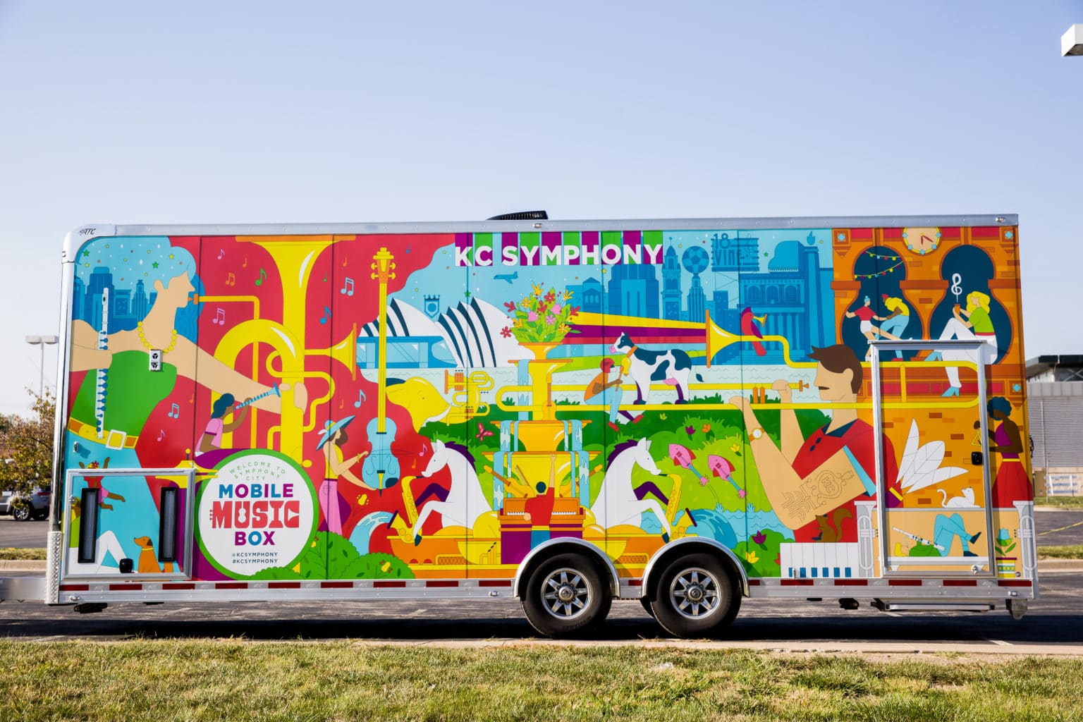 Kansas City Symphony debuts Mobile Music Box stage - Kansas City Symphony